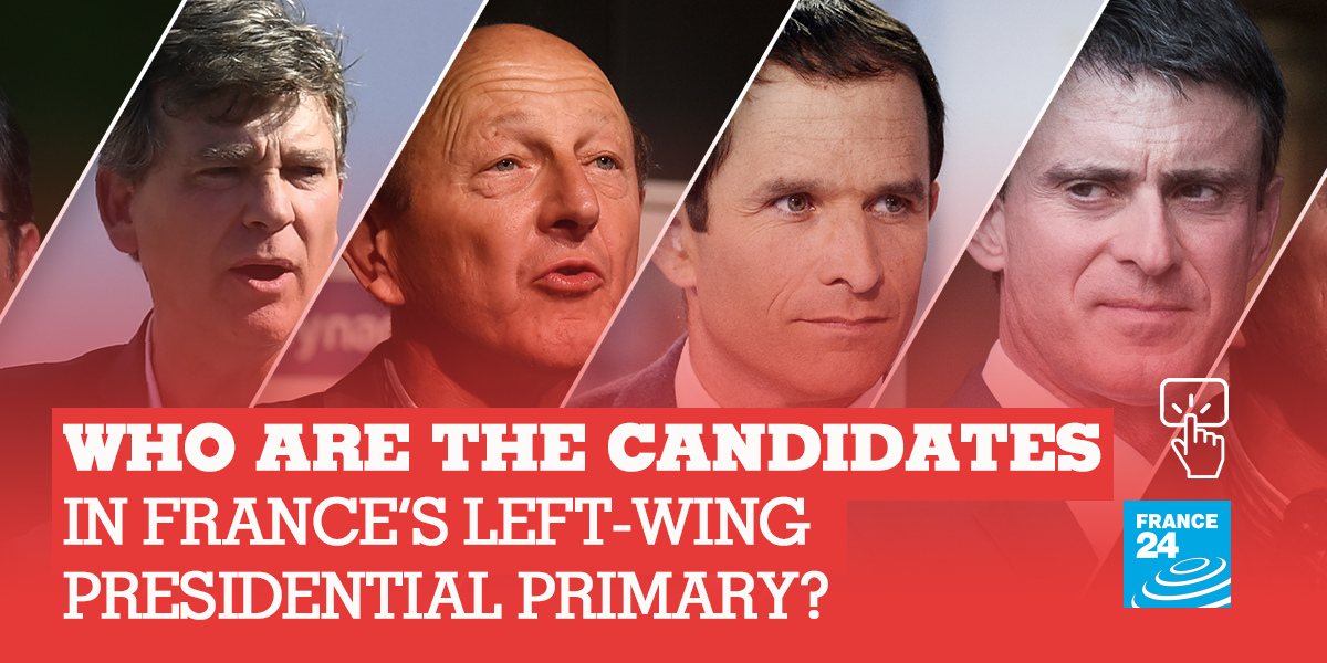 Who are the candidates in France's left-wing presidential primary ...
